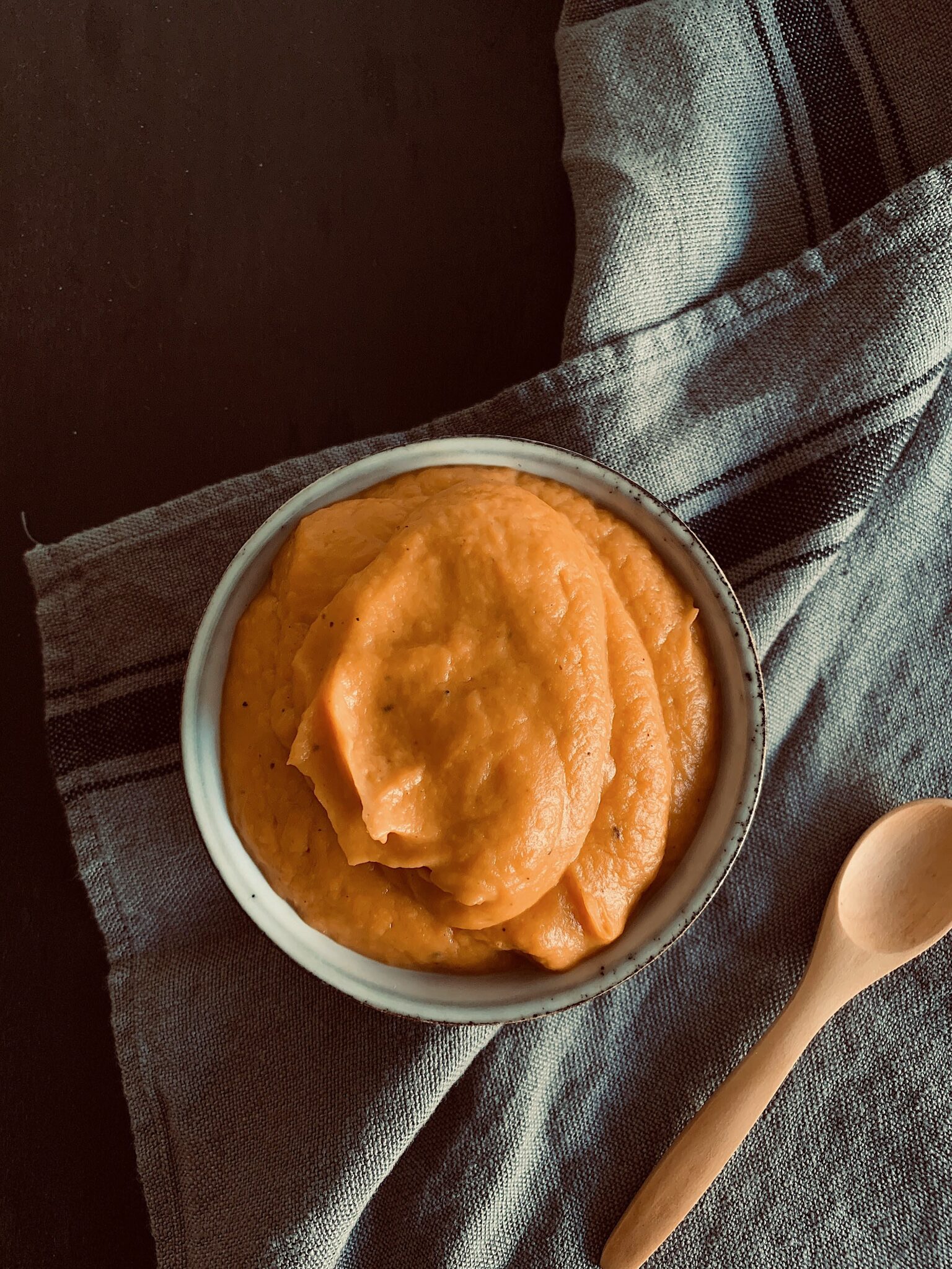Puré de boniatos asados al horno - Cocinando con Neus