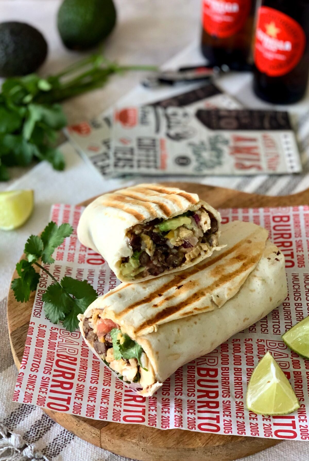 Burrito de pollo - Cocinando con Neus